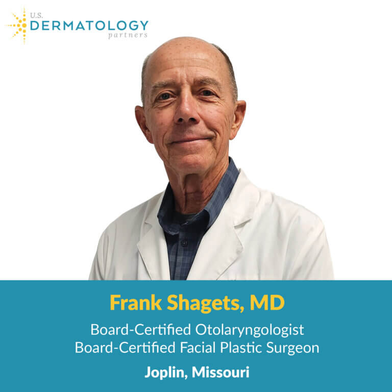 Welcome Frank Shagets, MD to Joplin | U.S. Dermatology Partners