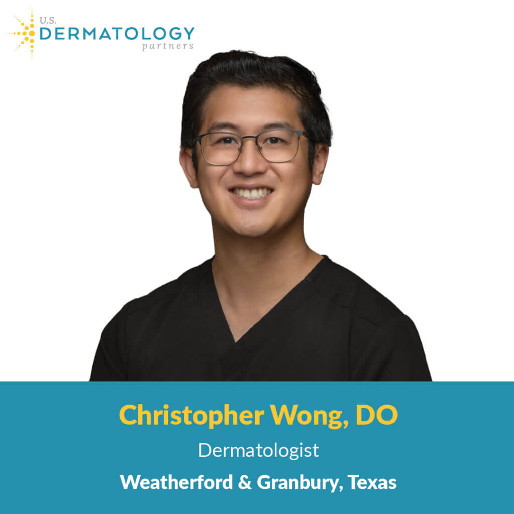 Welcome Christopher Wong, DO to Weatherford and Granbury, TX